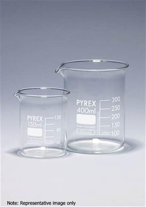 Low Form Beakers Pyrex Camlab