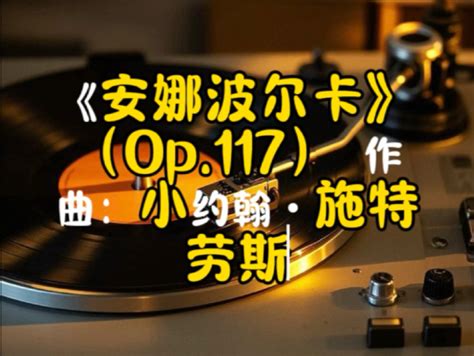 世界名曲科普 《安娜波尔卡》（op117） 作曲：小约翰・施特劳斯 古典乐与黑胶 古典乐与黑胶 哔哩哔哩视频