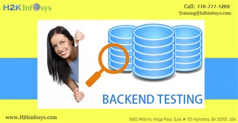 Back End Testing H2kinfosys Blog