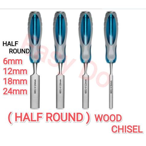 Half Round Chisel High Quality Grip Wood Chisel Pahat Kayu Chiseling