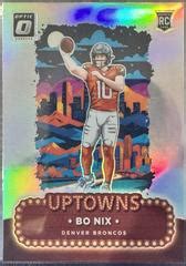 Bo Nix 3 Prices 2024 Panini Donruss Optic Uptowns Football Cards