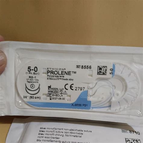 Jual Prolene 50 Taperpoint 8556 Polypropylene Blue Shopee Indonesia