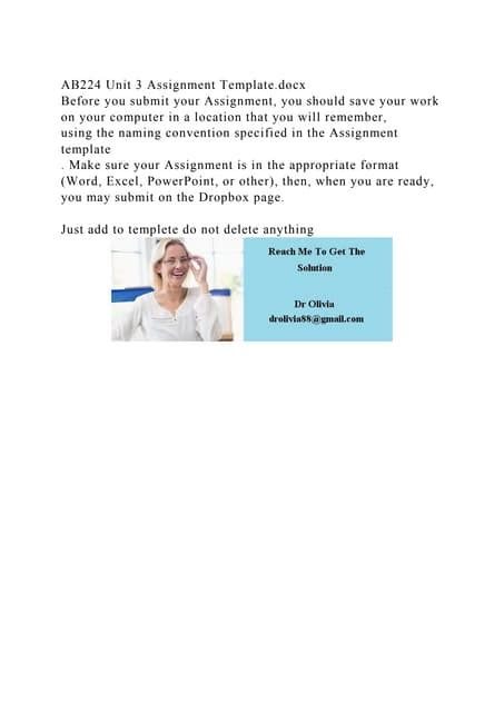 Ab224 Unit 1 Assignment Templatedocxbefore You Submit Your Assigndocx