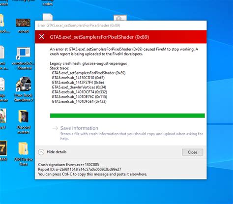 FiveM Crashing After Minutes In Game FiveM Client Support Cfx Re Community