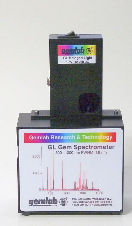 Gl Gem Spectrometer Gemology World Canadian Institute Of Gemmology