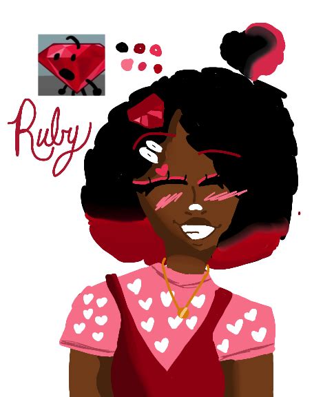 Opinions On My Ruby Fan Art 💖 Im Not The Best At Anatomy Btw R Battlefordreamisland