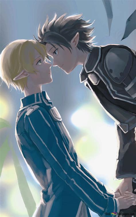 Sword Art Online Alicization Eugeo And Kirito Elf Ears 2k Wallpaper Download