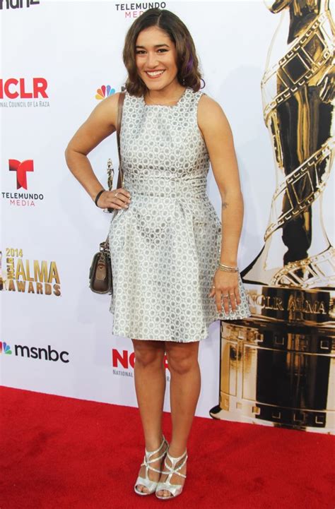 Qorianka Kilcher Picture 1 2014 Nclr Alma Awards Arrivals