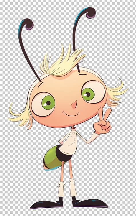 Cartoon Ant Cute Insect Character With Antennae Png Clipart