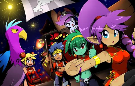 Shantae Rottytops Risky Boots Sky Bolo Wrench And Tinkerbats By