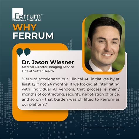 Ferrum Health On Linkedin Why Ferrum The Ferrum Platform Gives