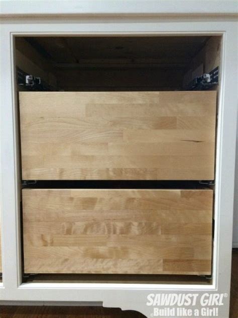 Installing Drawers With Blum Tandem Plus Blumotion Drawer Slides Sawdust Girl®