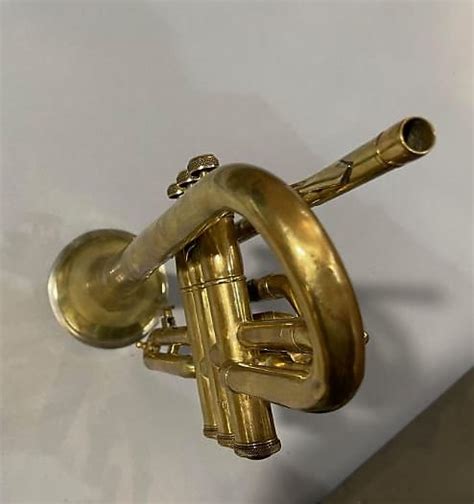 Pioneer Long Cornet 1940 41 Raw Brass Reverb