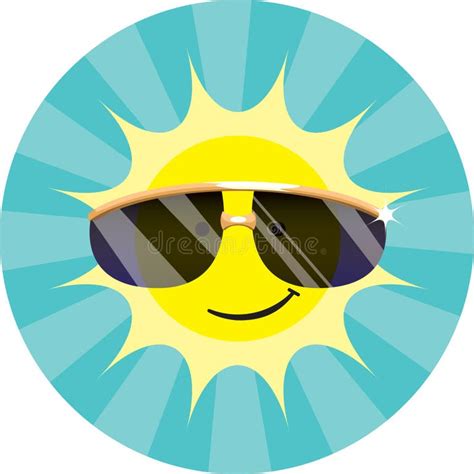 Sun Wearing Sunglasses Stock Illustrations 11059 Sun Wearing