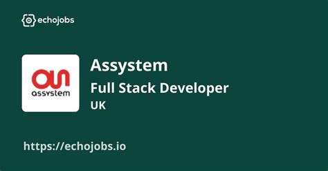 assystem is hiring full stack developer uk [python javascript sql