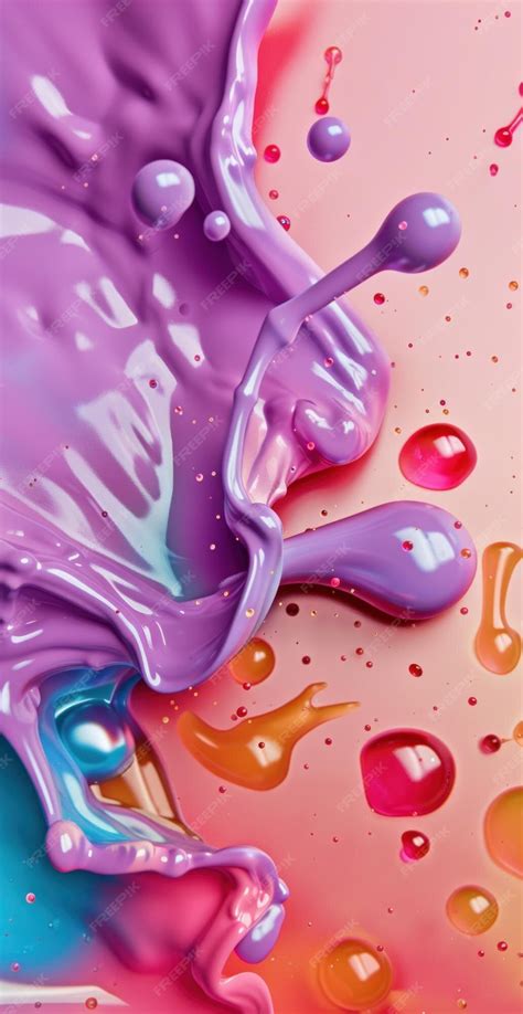 Elevate Your Screen With A Splash Theme Wallpaper Boasting Colorful