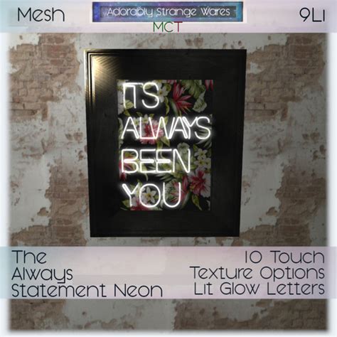 Second Life Marketplace ~asw~ The Always Statement Neon