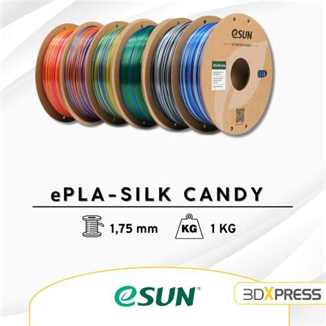Esun Epla Silk Candy Candy 175mm1kg In Verschiedenen Farben