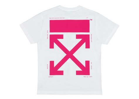 Buy Off White Bart Simpson Glasses Pink Diag Tee White Online In