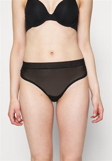 Triumph Tempting Sheer Highwaist Tanga Blacknegro Zalandoes