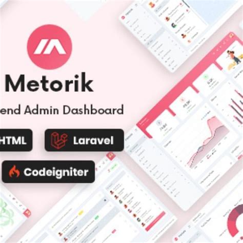 Metordash Laravel Codeigniter Nodejs And Html Admin Template And Seed