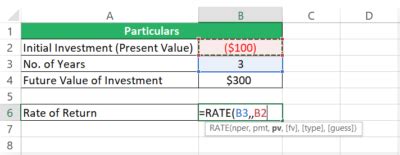 How To Use The Rate Function In Excel Interest Rate Spreadsheeto