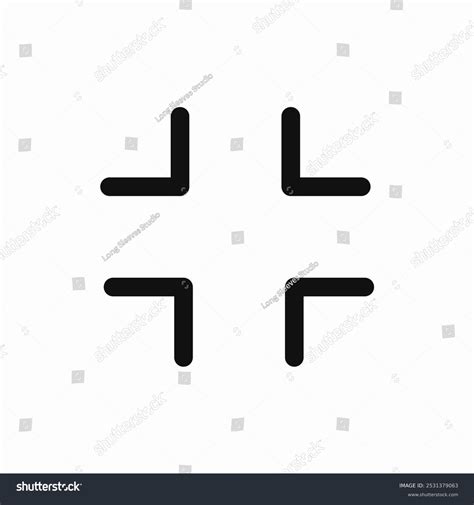 Minimize Window Icon Sign Vector Stock Vector Royalty Free 2531379063