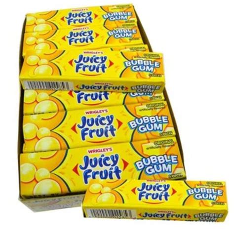 Juicy Fruit Bubble Gum Retrofestive Ca