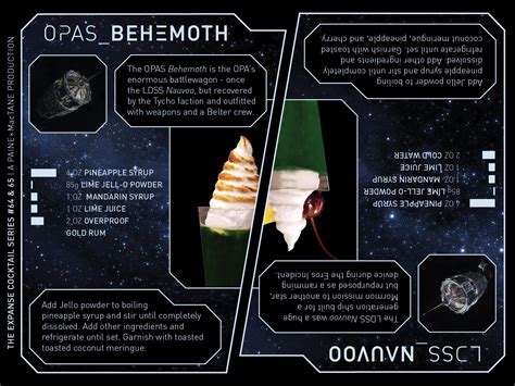Opas Behemoth The Expanse Cocktails Project