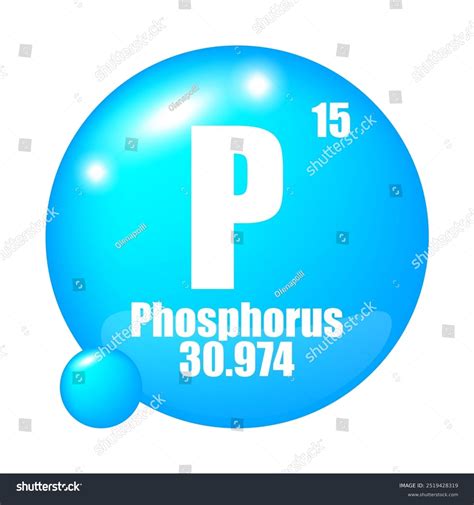 Phosphorus Icon P Chemical Element Atomic Stock Vector Royalty Free 2519428319 Shutterstock