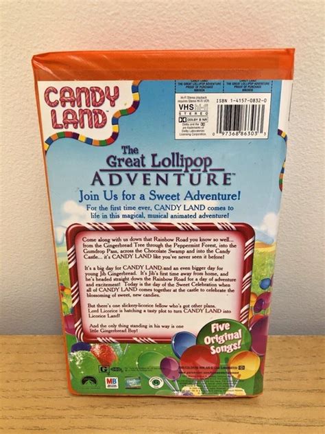Candy Land The Great Lollipop Adventure Vhs 2005 1379 Picclick Ca