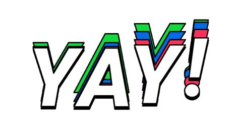 Yay Animated Clipart