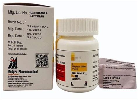 Melphyra Mephalan Tablets Ip 2 Mg At Best Price In Nagpur By Ss Medex Id 2857592183612