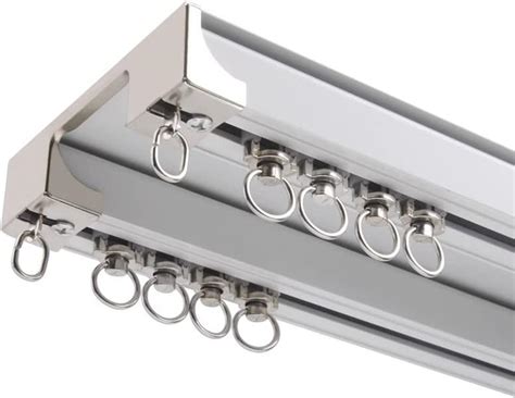 Rail De Rideau Double Pour Fenêtre Rail De Plafond En Aluminium Pour