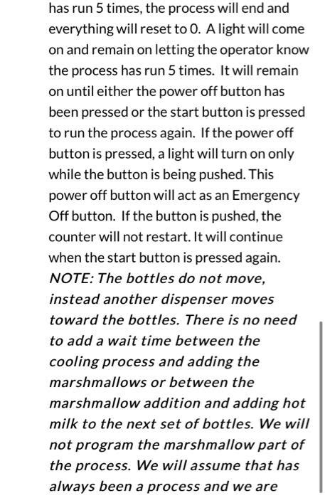 Have To Make A Plc Schematic That Will Do The