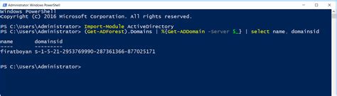Powershell Ile Domain Sid Security Identifier Bulma
