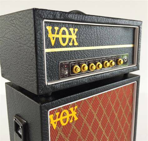 Miniature Amp Stack With Head Vintage England Style Amplifier Axe