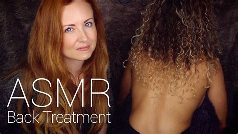 Asmr Back Tracing W Scratch Brushing Buds And Oil Massage Youtube