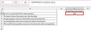 How To Count Characters In Excel Easy Formulas MyExcelOnline