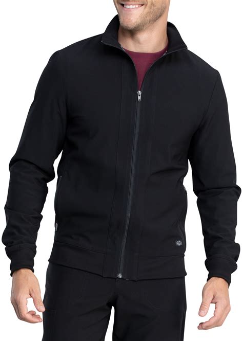 Dickies Retro Mens Zip Front Scrub Jacket Scrubs And Beyond