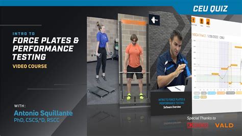 Intro To Force Plates Setup And Calibration Nsca Tv