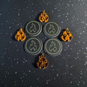 Villainous Token Upgrades 4 Fire Tokens For Shere Khan And A Racer
