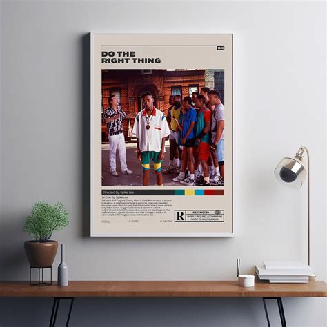 Do The Right Thing Poster Spike Lee Minimalist Movie Poster Mythicwall