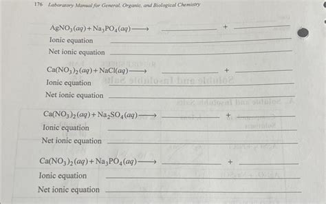 Solved 4 Agno3aqnaclaq Ionic Equation Net Ionic