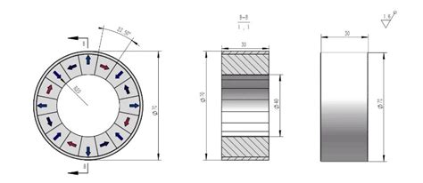 Custom Multi Pole Halbach Array Magnet Ring Multi Pole Halbach Array Magnet Ring Manufacturer