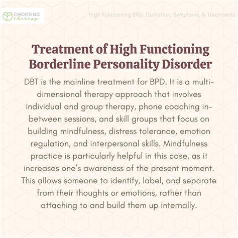 What Is High Functioning Borderline Personality Disorder Bpd
