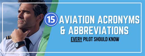 Essential Aviation Acronyms Every Pilot Must Memorize