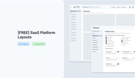 Sass Plat Form Layouts Wireframe Kit Figma