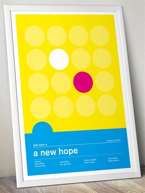 Star Wars A New Hope Swiss Style Poster