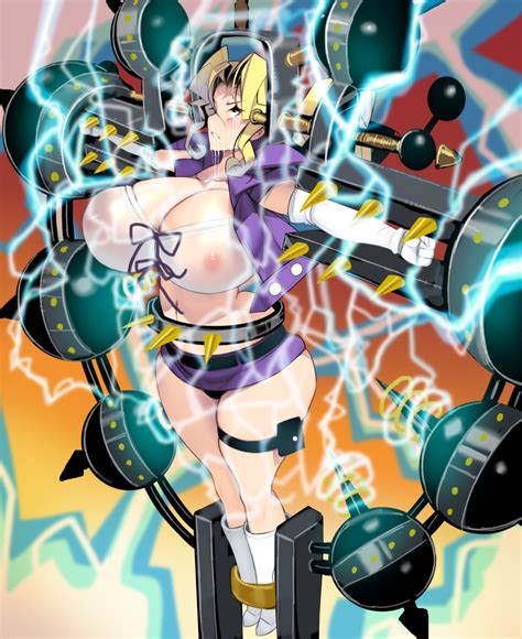 Rule 34 1girls Bondage Byser Shock Duel Monster Electrocution